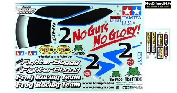 Tamiya Stickers Sticker Neo Fighter : 9495811