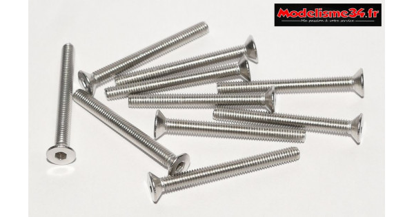 Vis CHC M3x50 têtes fraisées inoxydable ( 10pcs ) : m1662
